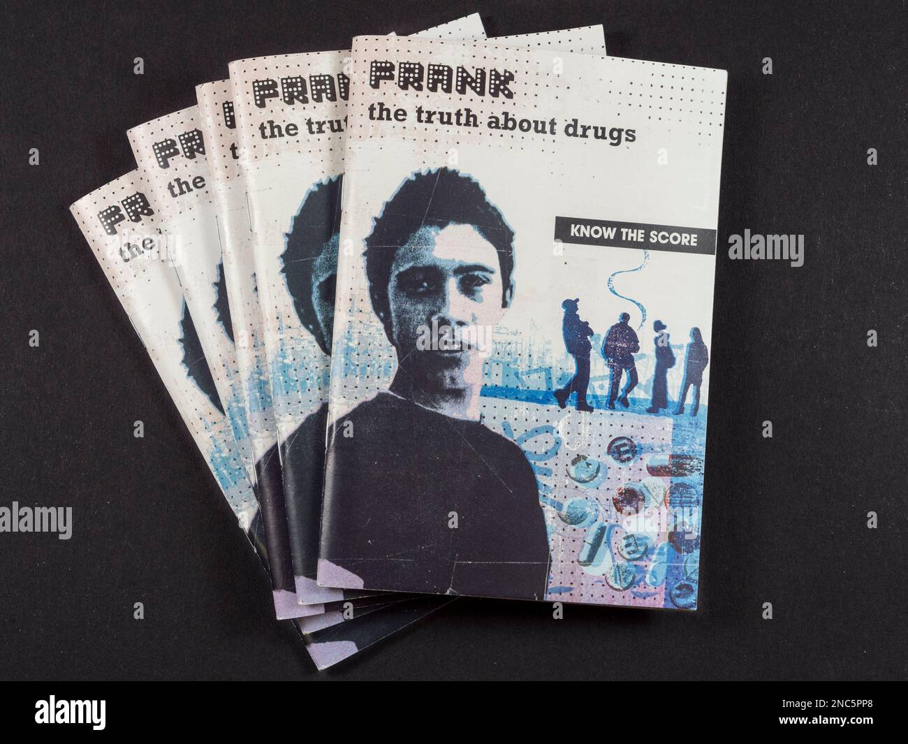 Front page of an original "FRANK the truth about drugs- know the score ...