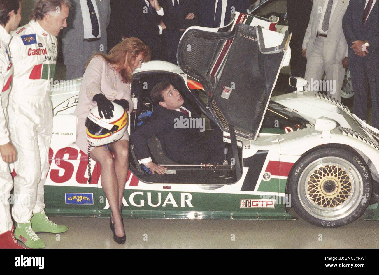 Britain’s Duke Prince Andrew and Sarah Ferguson the Duchess of York ...