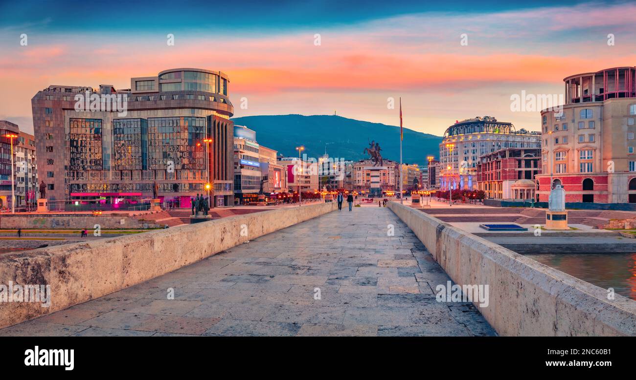 Сharm of the ancient cities of Europe. Impressive cityscape of capital ...
