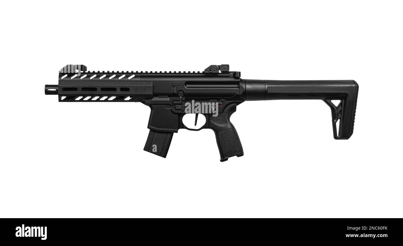 Modern air rifle. Pneumatic replica of the m4 carbine. A copy of the ...