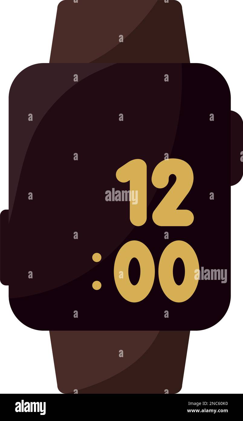 digital clock illustration Stock Vector Image & Art - Alamy