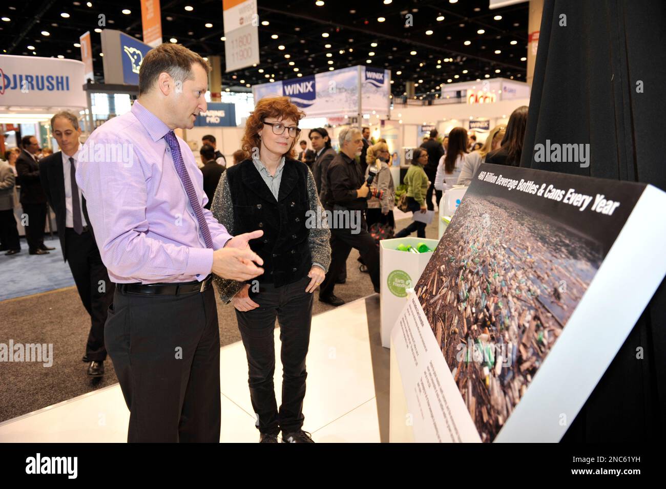 Soda Stream CEO Daniel Birnbaum and Susan Sarandon at the Soda Stream ...