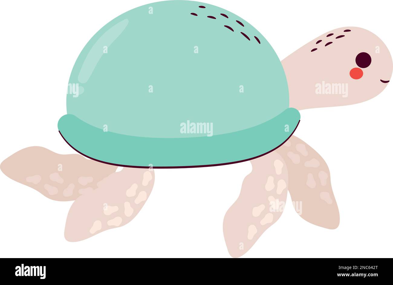 cute turtle design Stock Vector Image & Art - Alamy