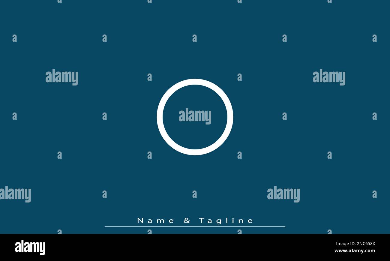 O initials logo hi-res stock photography and images - Alamy