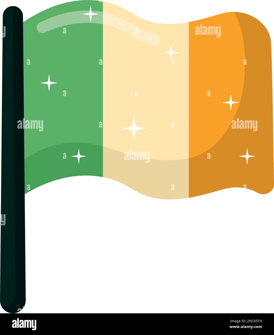 Colors of the irish flag Stock Vector Images - Alamy