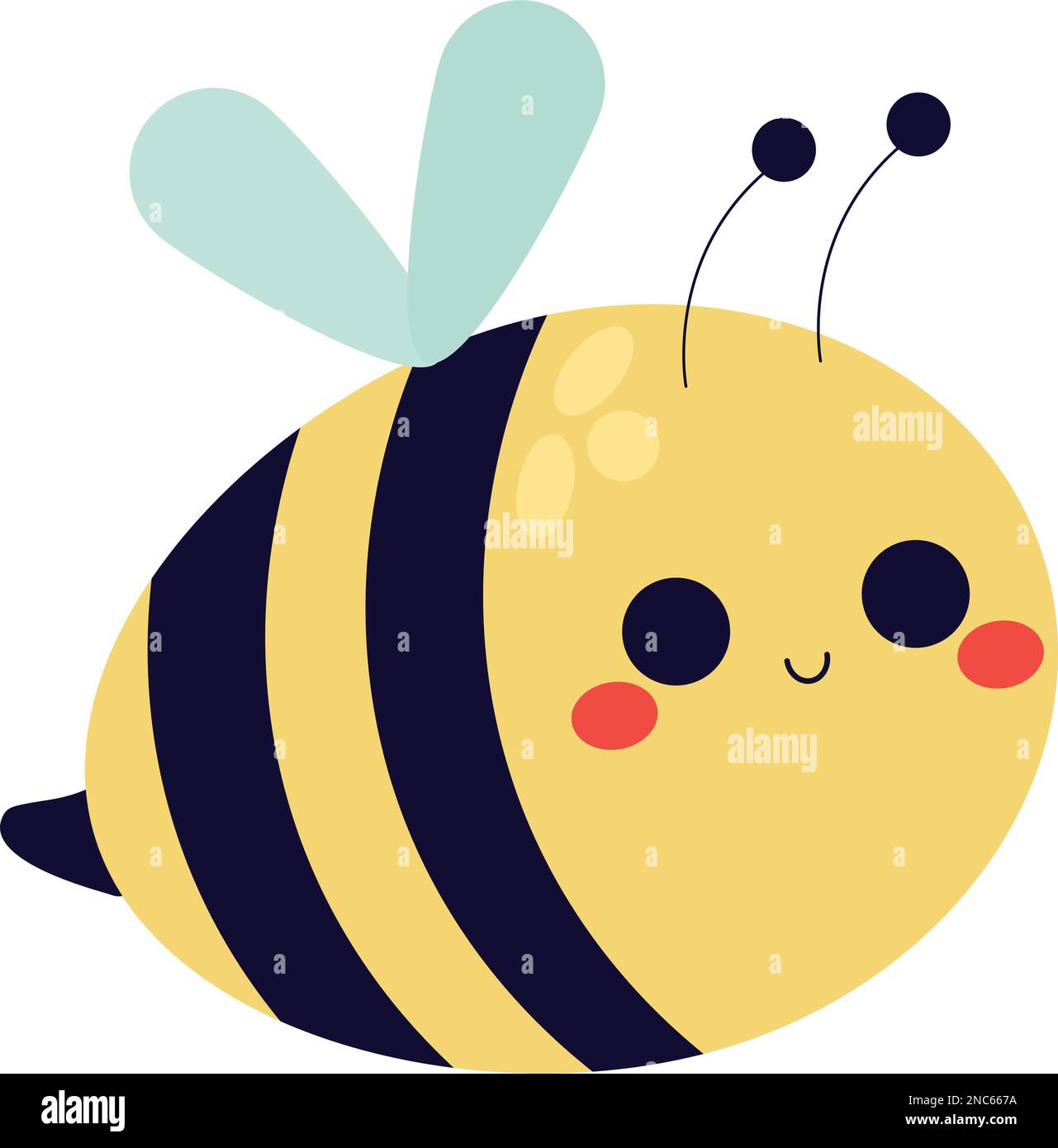 cute bee design Stock Vector Image & Art - Alamy