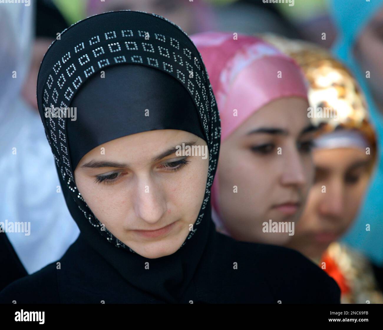 FILE - In this Sept. 16, 2010 file photo, Chechen students from an ...