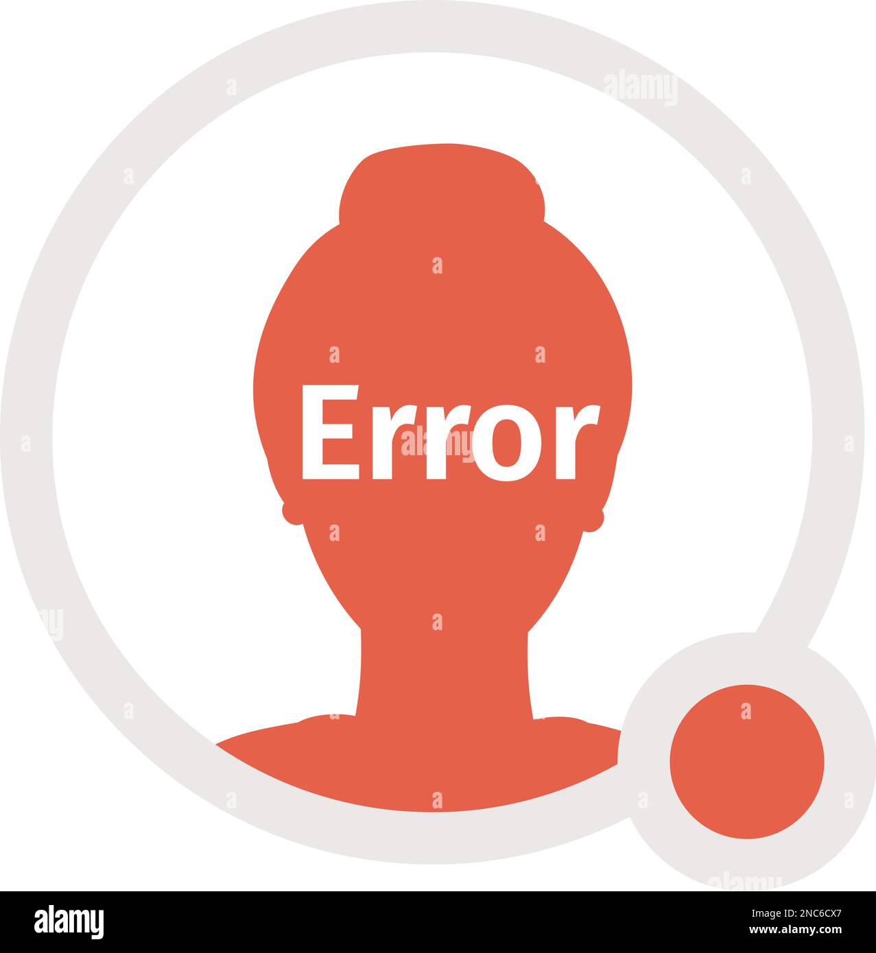 Cartoon girl faceless avatar female hi-res stock photography and images ...