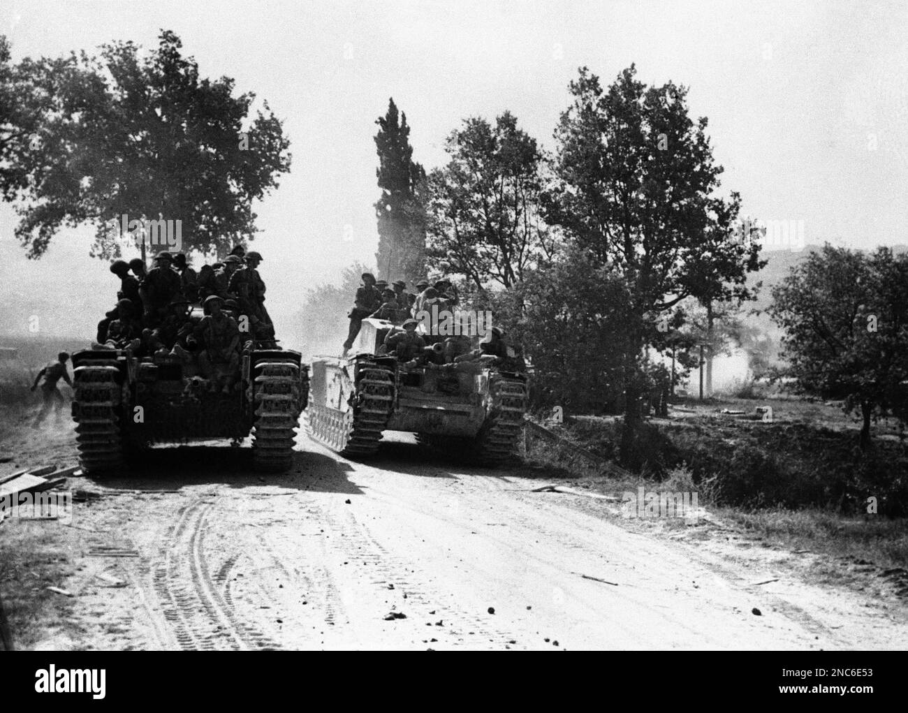 Following secret preparations the Eight Army launched a big attack on ...