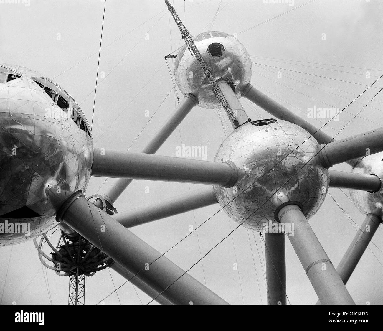 This unusual shot shows a section of one of the most bizarre structures ...