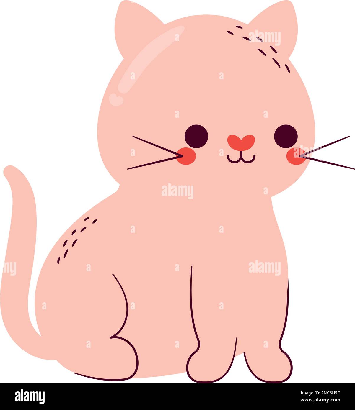 cute cat design Stock Vector Image & Art - Alamy