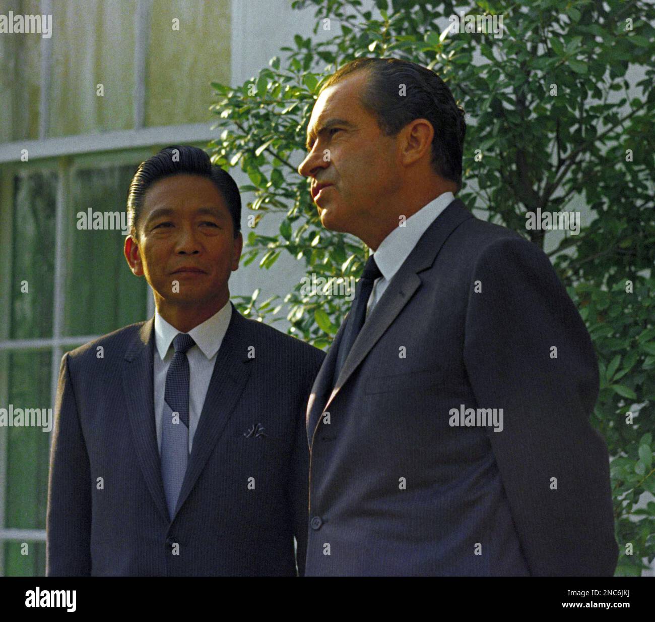 President Richard Nixon and President Ferdinand Marcos of Philippines ...