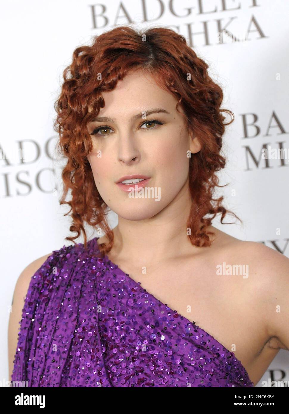 Actress and model Rumer Willis arrives at the Badgley Mischka flagship ...