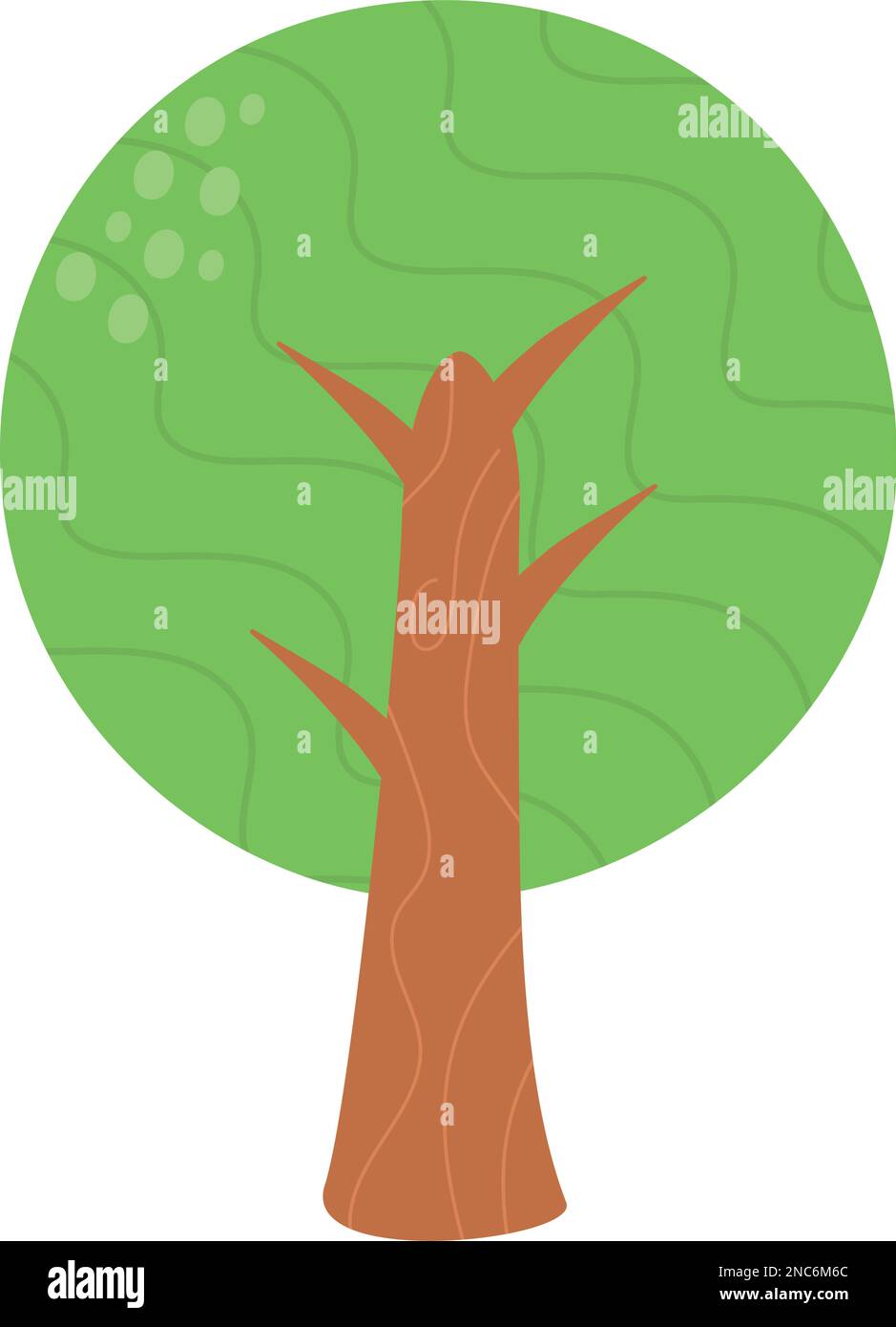 cute tree illustration Stock Vector Image & Art - Alamy