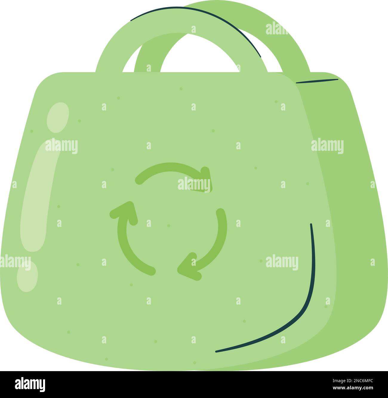 green eco bag Stock Vector Image & Art - Alamy