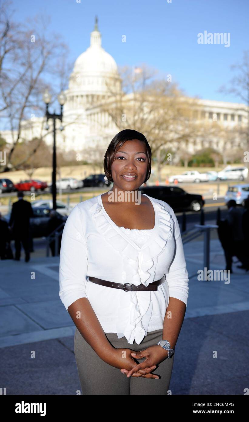 Top Chef contestant Tiffany Derry poses for a photo with the U.S ...