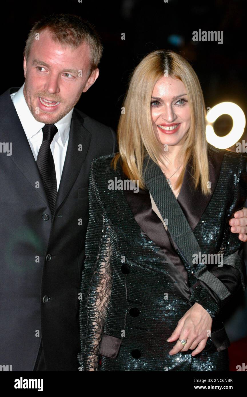 Madonna, Guy Ritchie, Revolver Premiere, London, UK Stock Photo - Alamy