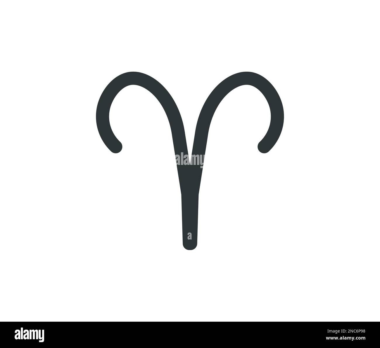 Simple aries astrological sign. Concept of astrology Stock Vector Image ...