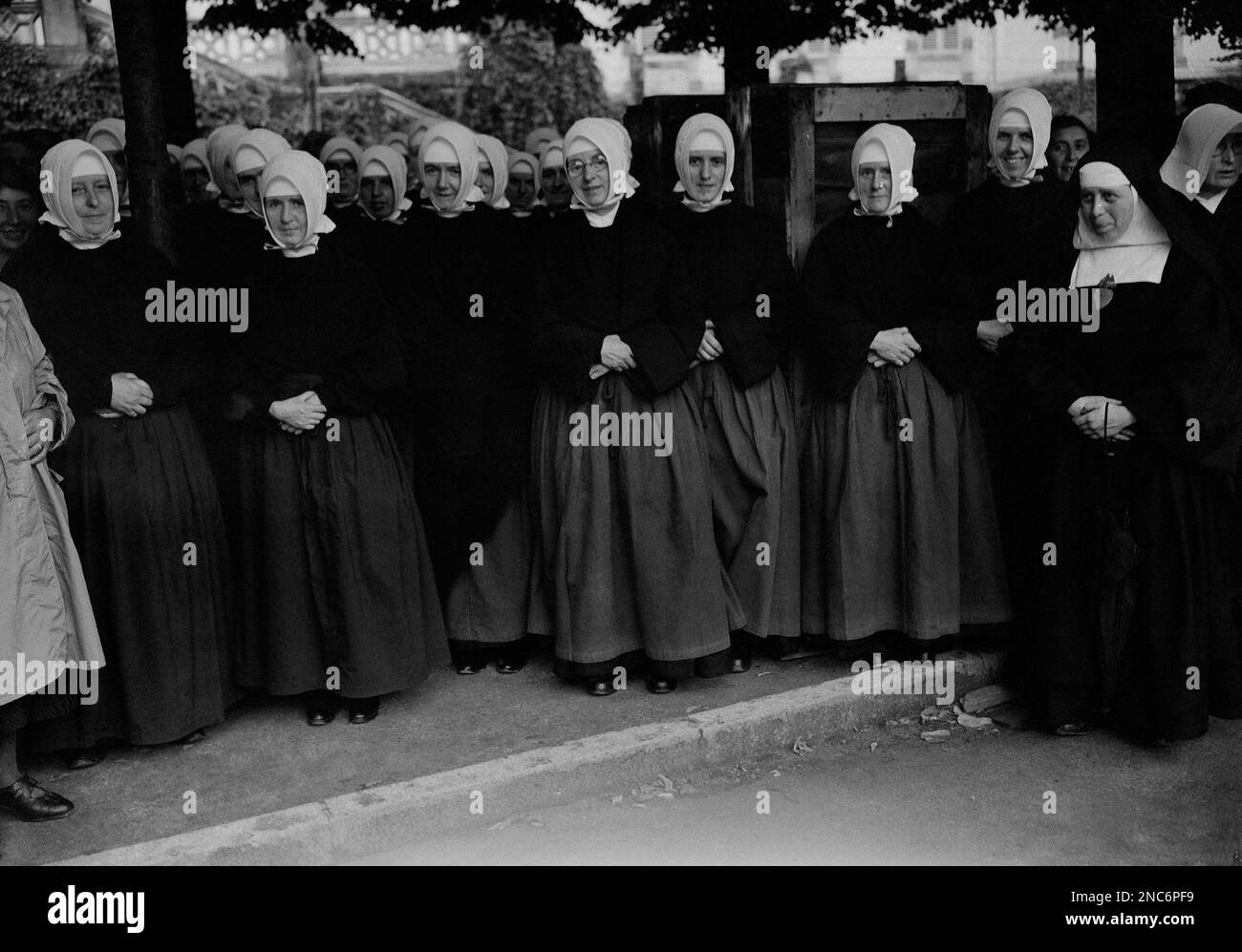 British nun internees of the little Sisters of the Poor. They to or ...