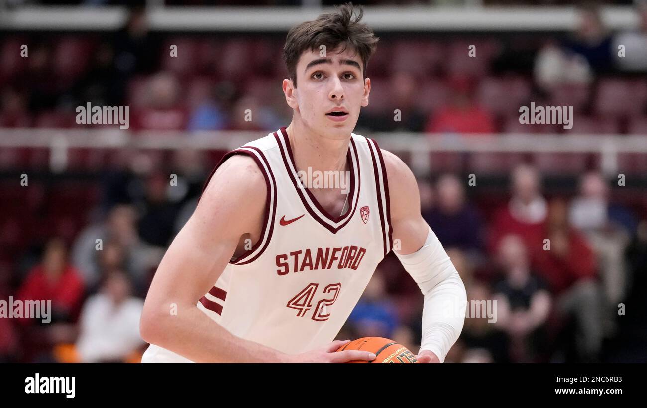 Stanford forward Maxime Raynaud (42) during an NCAA college basketball ...