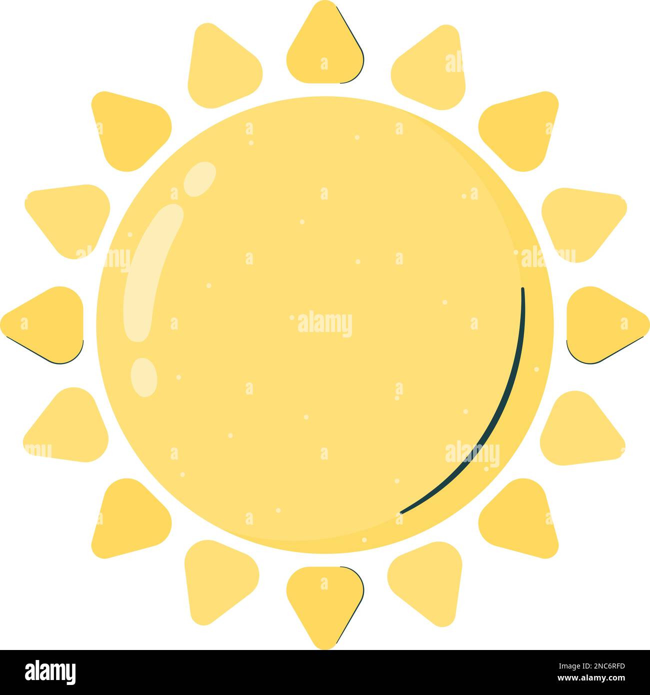 Burning tropical sun Stock Vector Images - Alamy