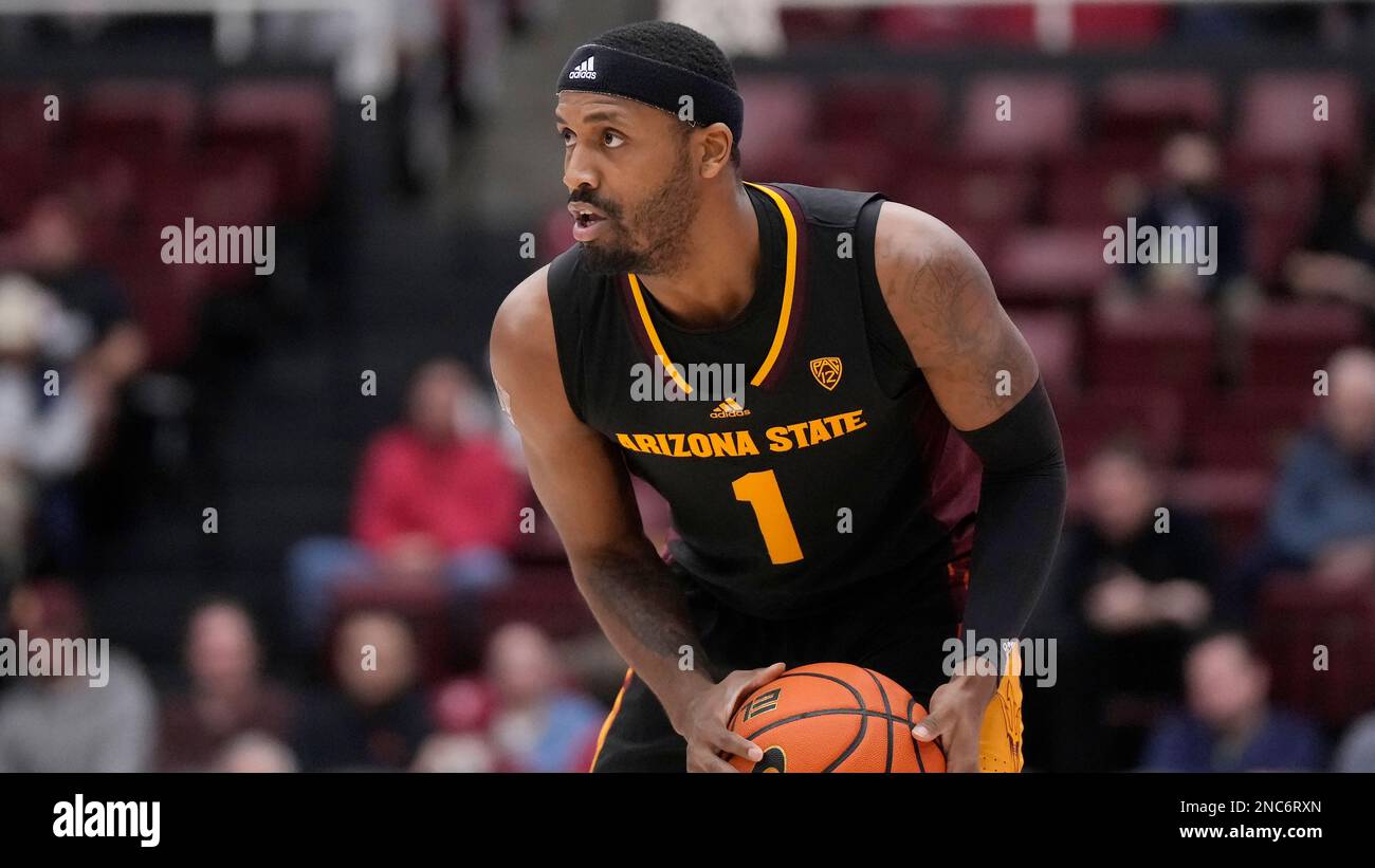 Arizona State guard Luther Muhammad (1) against Stanford during an NCAA ...
