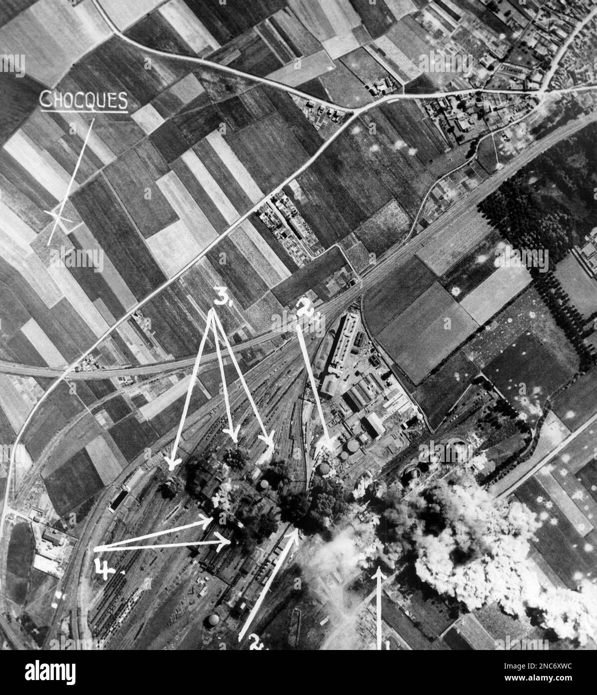 One of these successful attacks made by R.A.F. bombers upon the ...