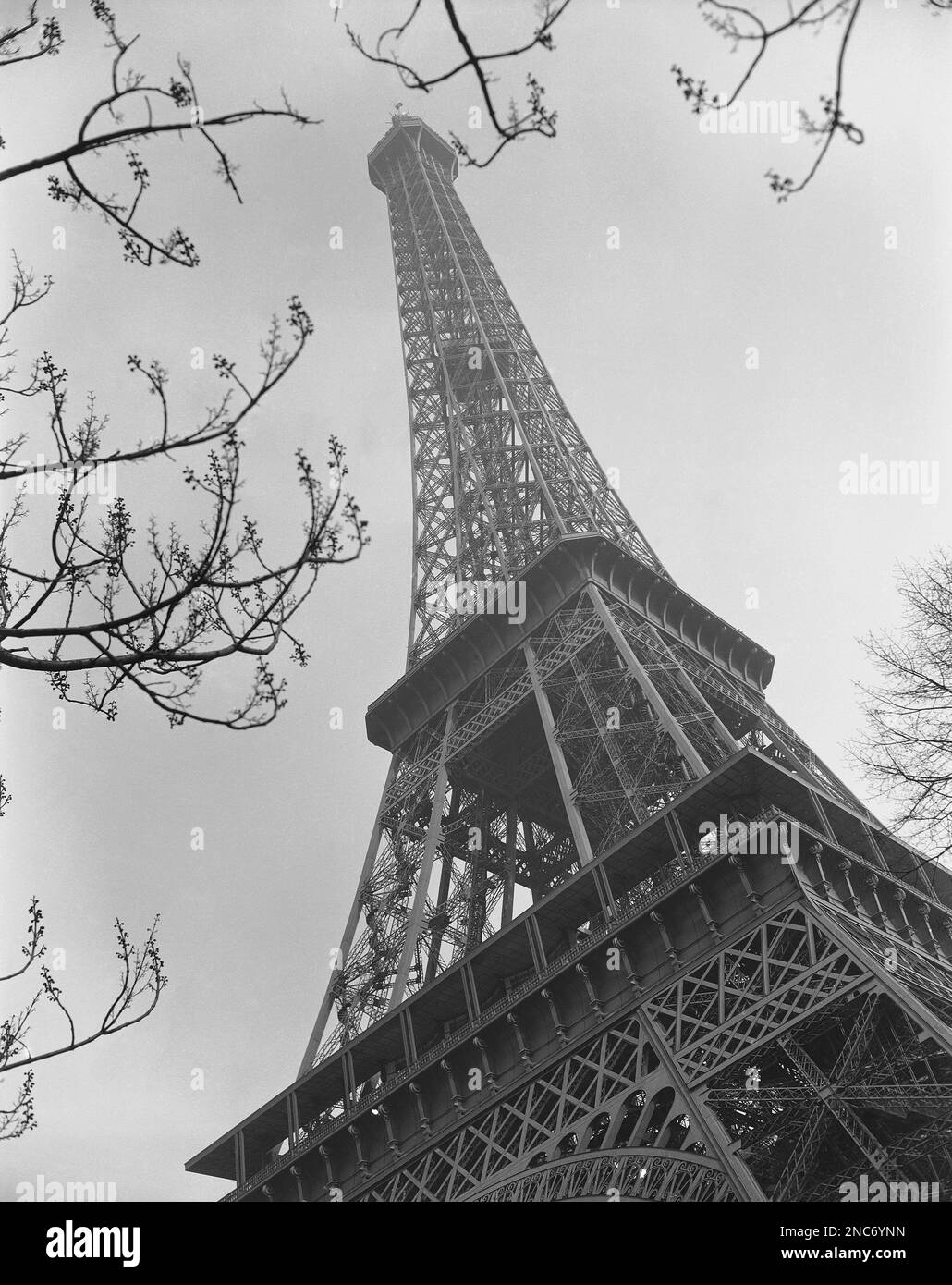 The 898-foot Eiffel Tower shown June 8, 1963 is one of Paris' main ...