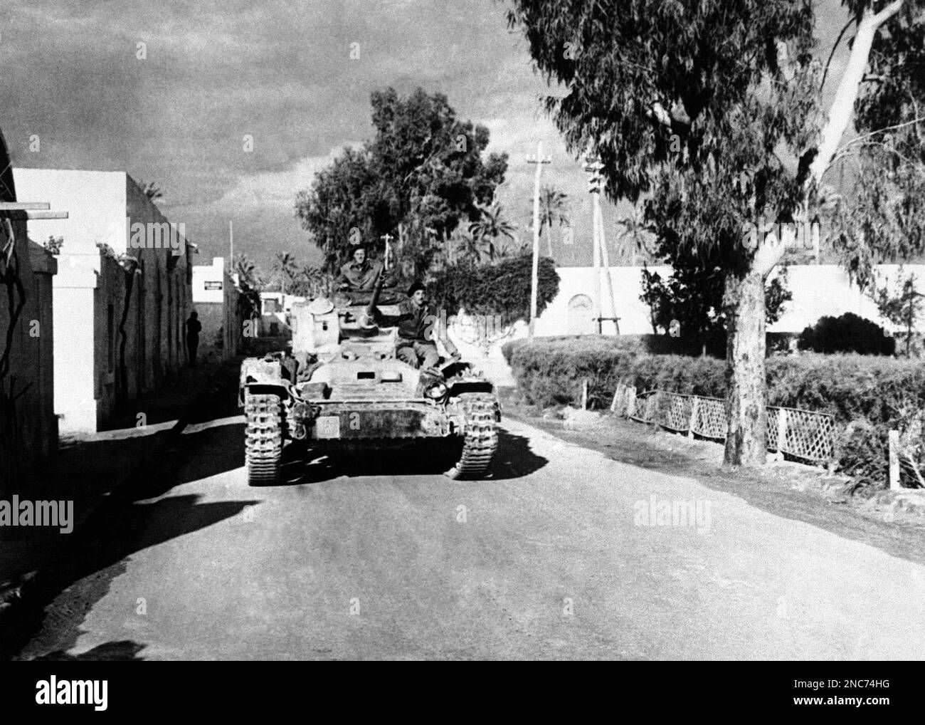 The last stages of the Eighth Army’s great drive to Tripoli from ...
