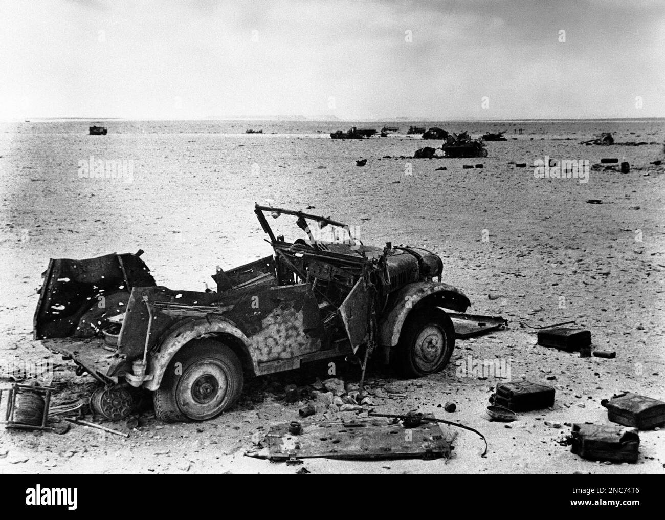 After Rommel’s failure to pierce the British line in the Alamein area ...