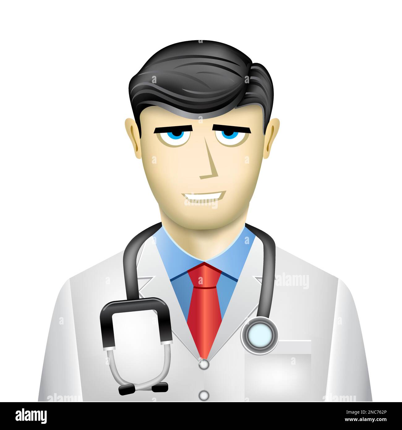 Doctor icon avatar clipart hi-res stock photography and images - Alamy