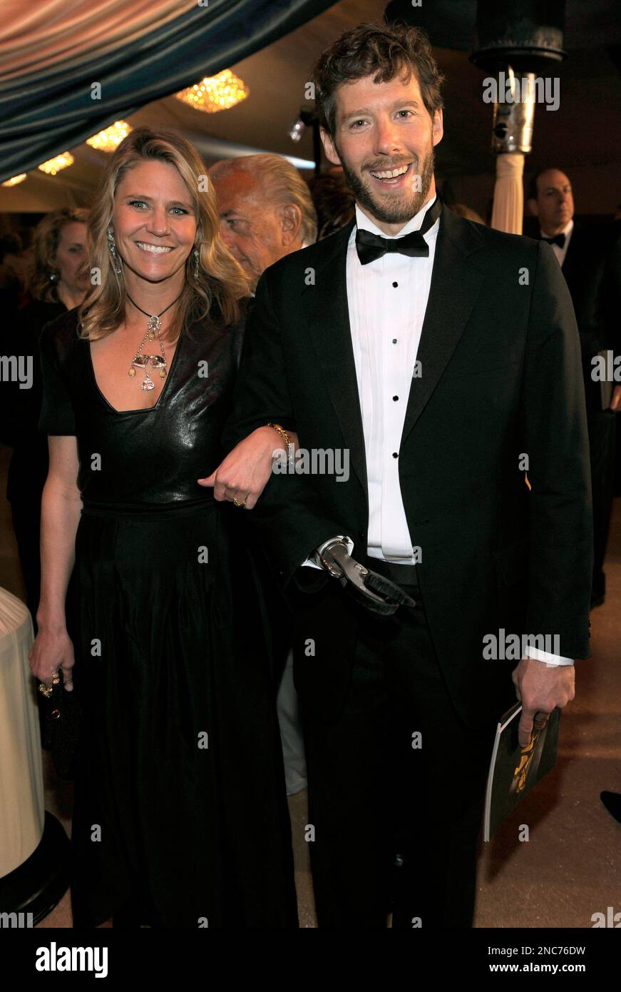 Aaron Lee Ralston and Jessica Trusty are seen at the Governors Ball ...