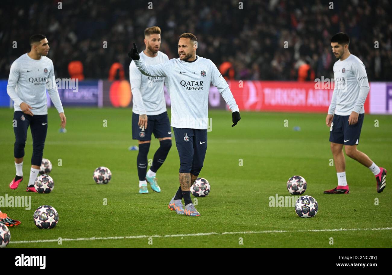 Paris, France. 14th Feb, 2023. Soccer: Champions League, Paris Saint ...