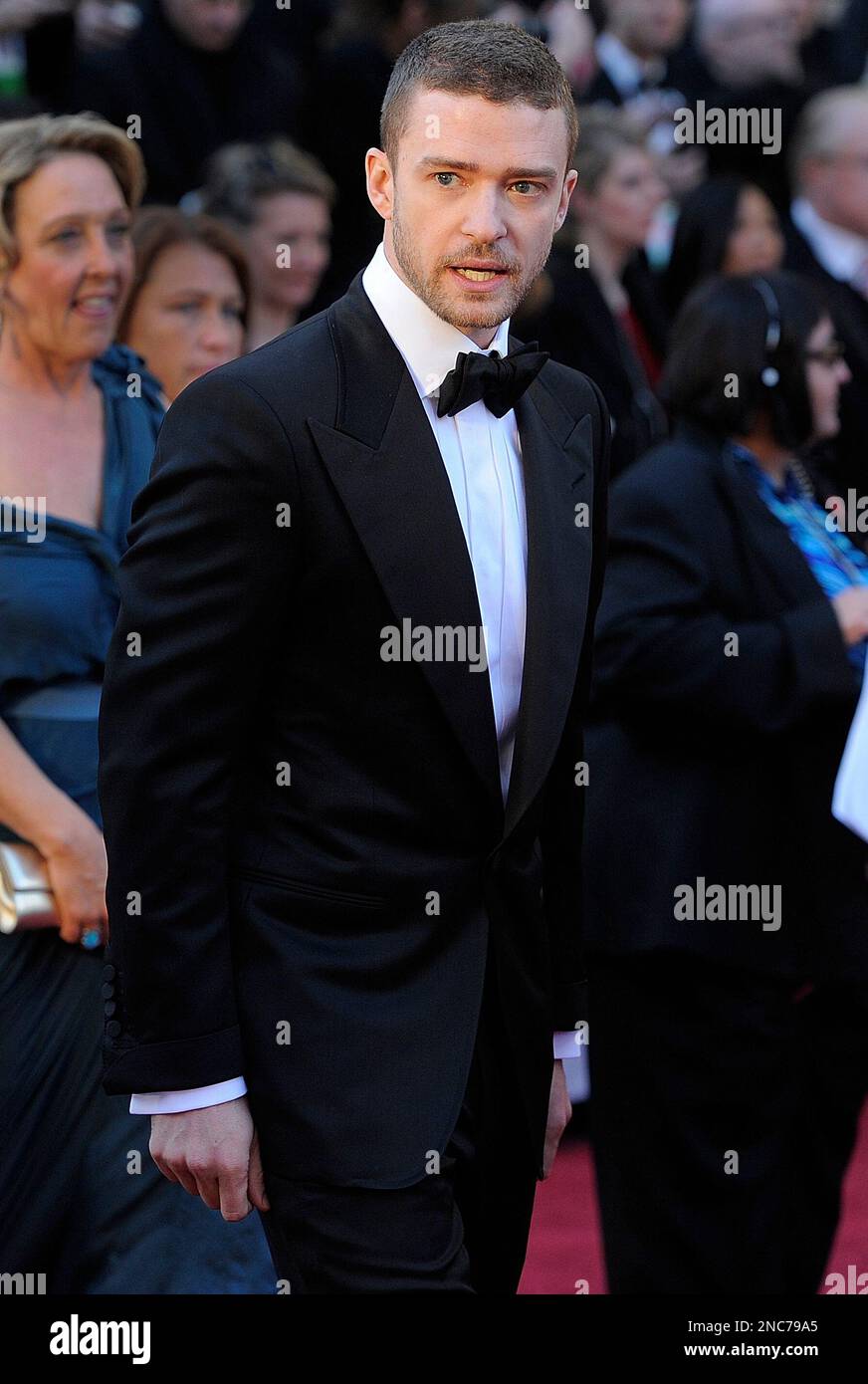 Justin Timberlake arrives before the 83rd Academy Awards on Sunday, Feb ...