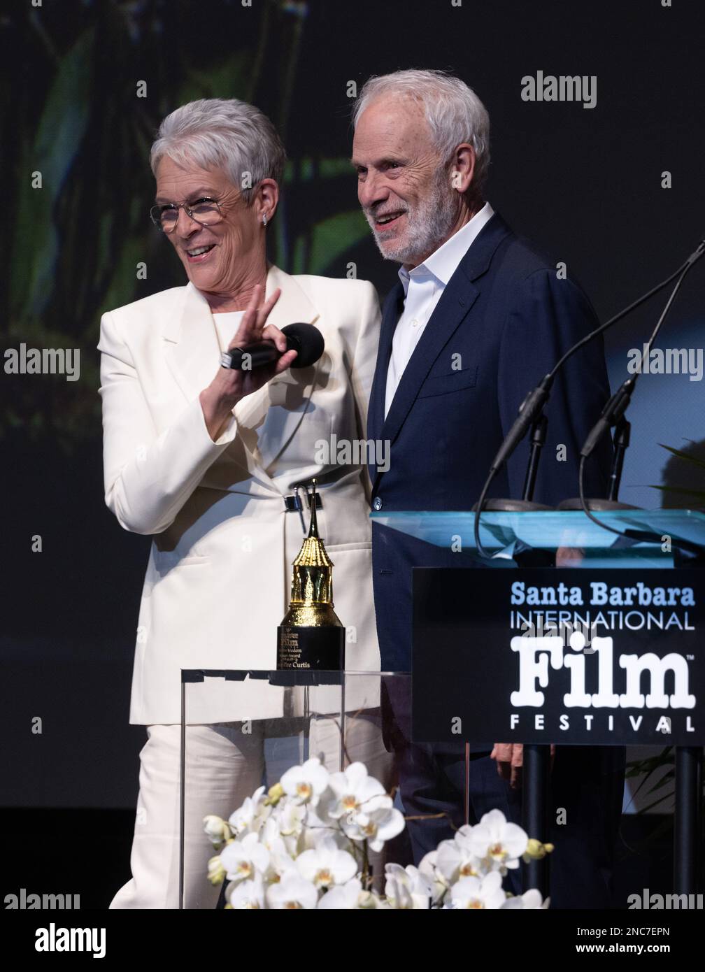 SBIFF 2023 Jamie Lee Curtis - Montecito Award 230211 Stock Photo - Alamy