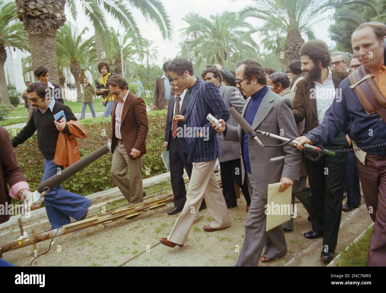 Libyan President Moammar Gadhafi in 1977. (AP Photo Stock Photo - Alamy