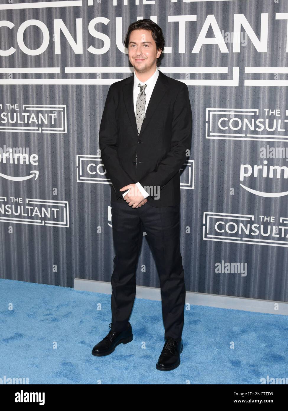 13 February 2023 - Los Angeles, California - Nat Wolff. Prime Video's The Consultant Premiere at ...