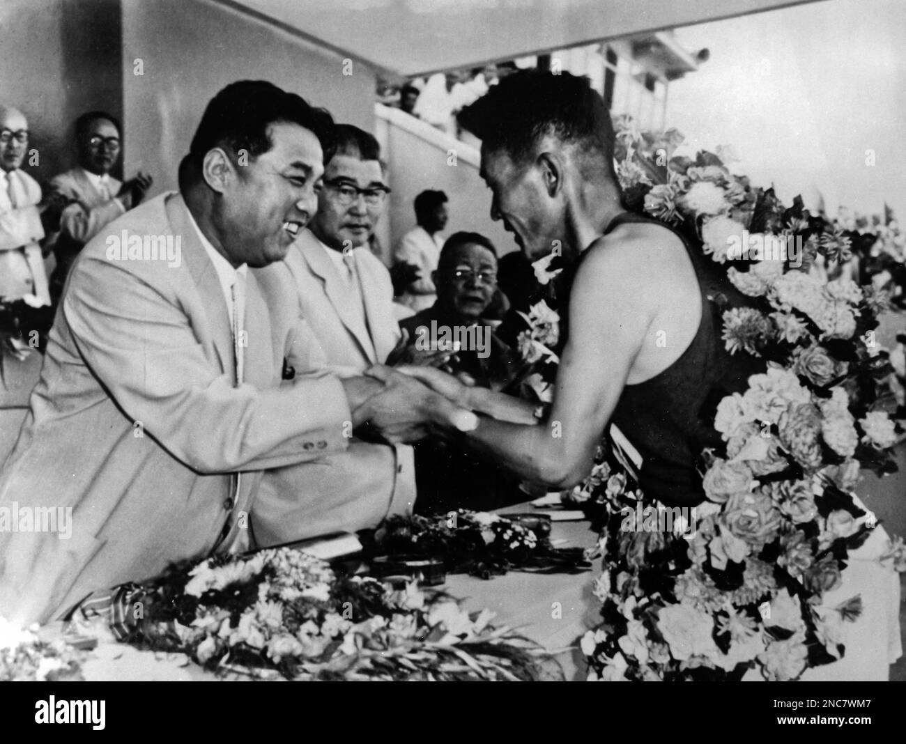 In this September 9, 1963 photo from North Korea's official Korean ...