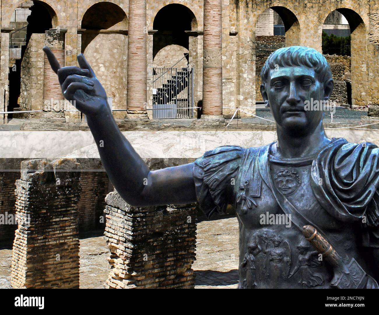 The Amphitheater of Italica, one of the first Roman colonies in Spain ...