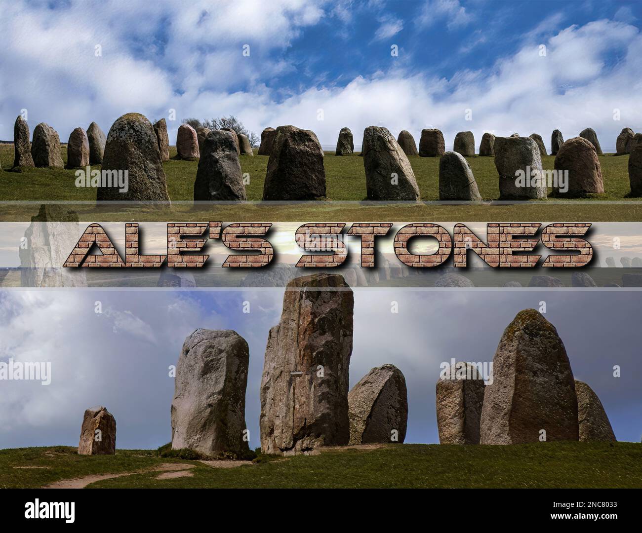 The Ale Stones are a funerary megalithic monument located in Scania, in ...