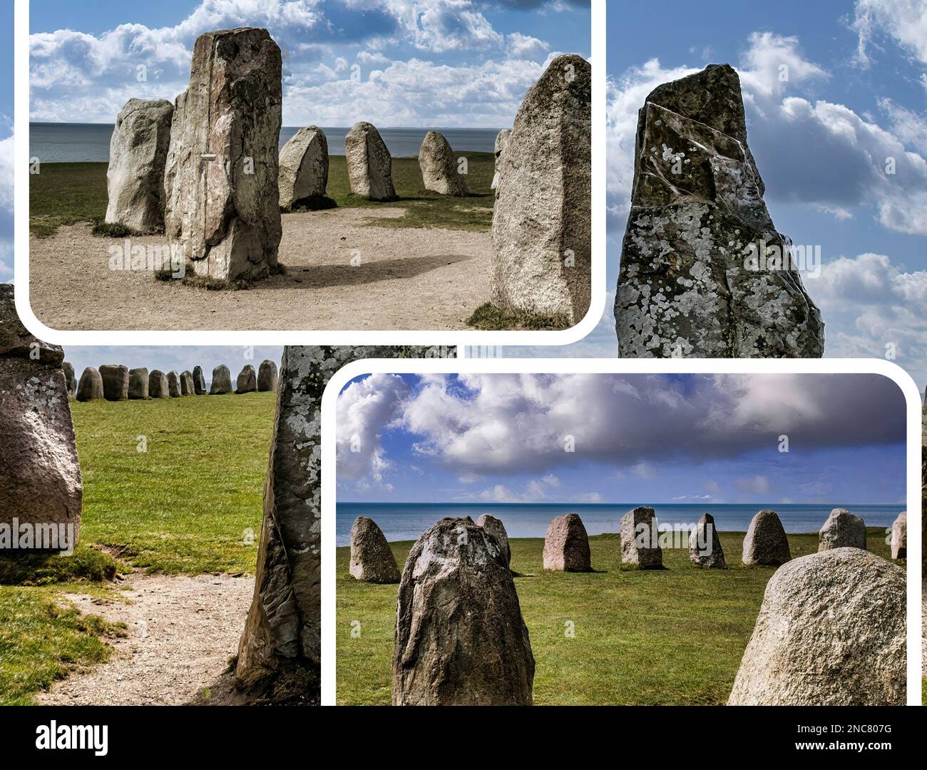 The Ale Stones are a funerary megalithic monument located in Scania, in ...