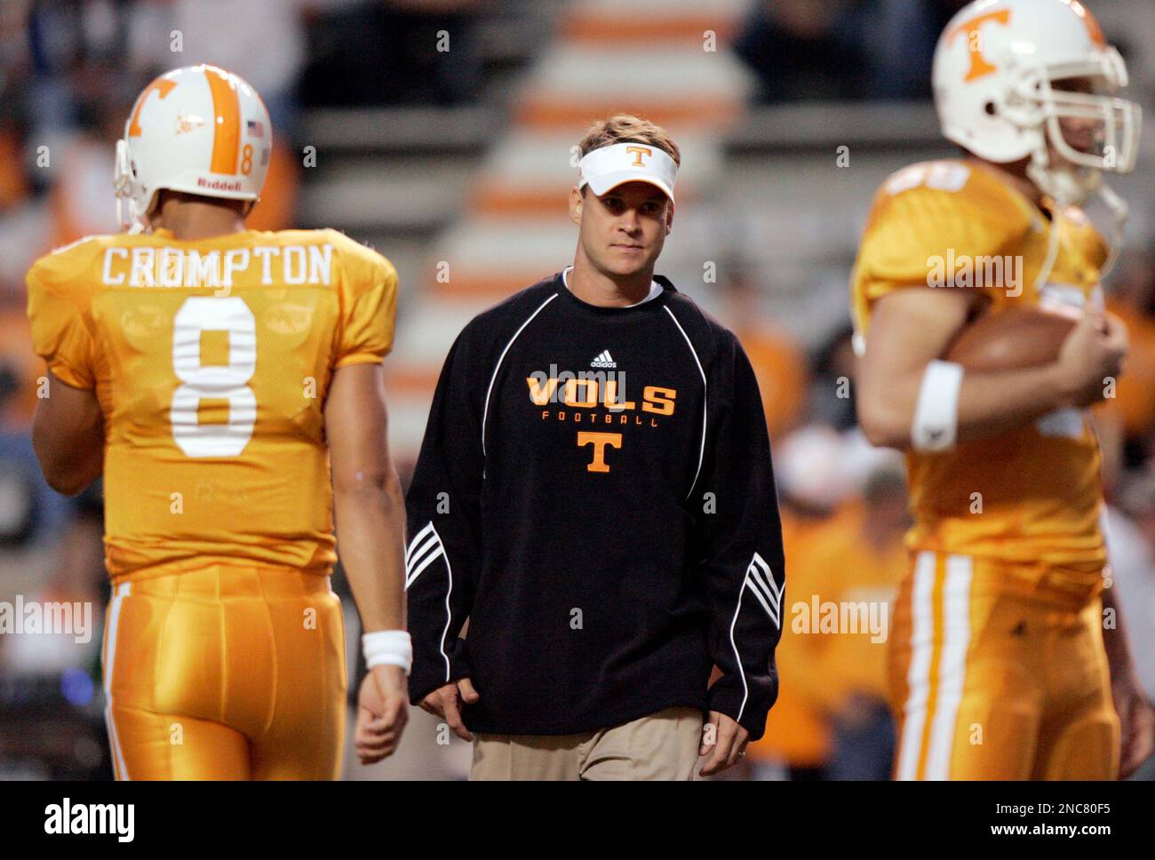 FILE - In this Oct. 3, 2009 file photo, Tennessee coach Lane Kiffin ...