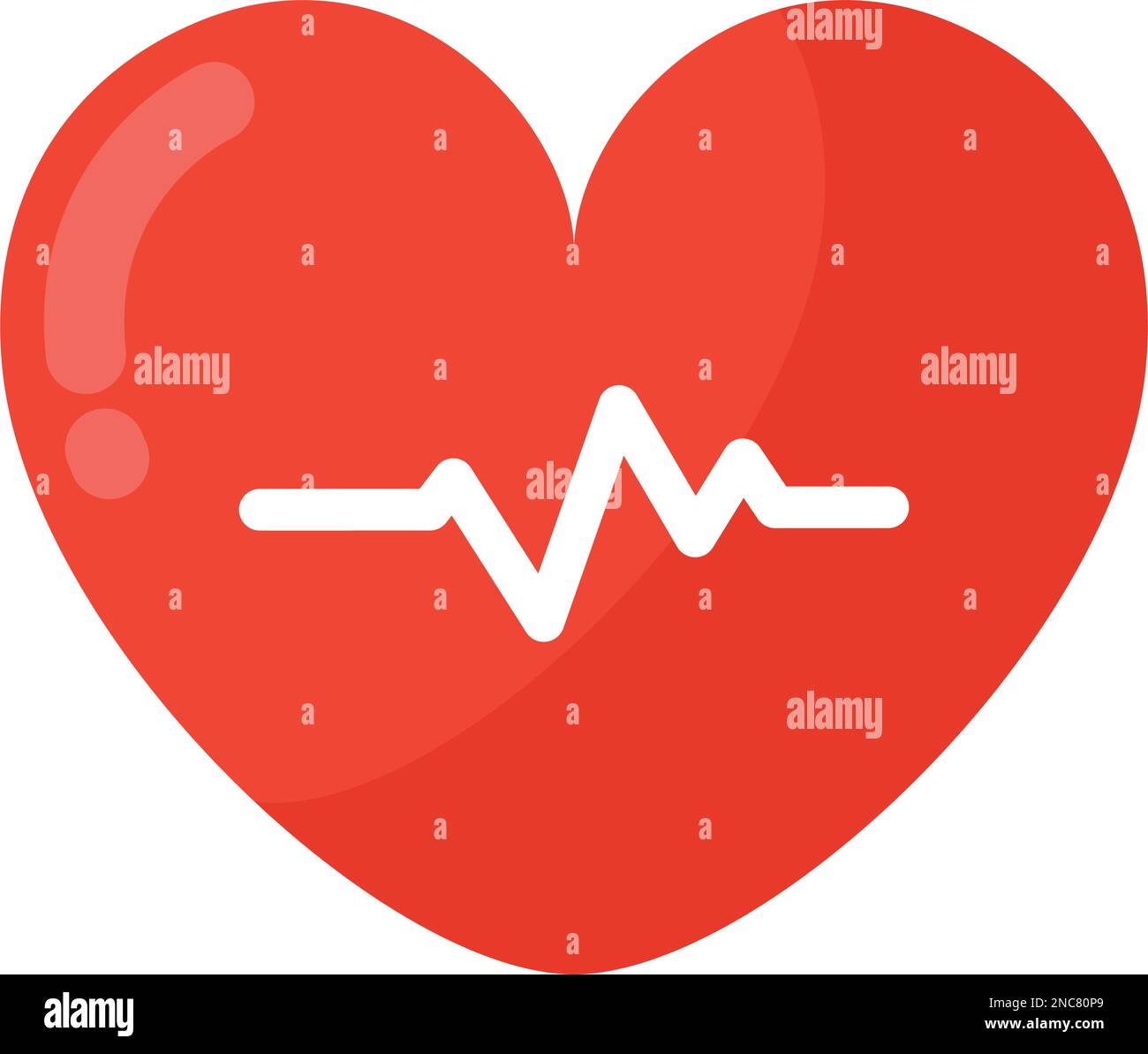 heart beat design Stock Vector Image & Art - Alamy