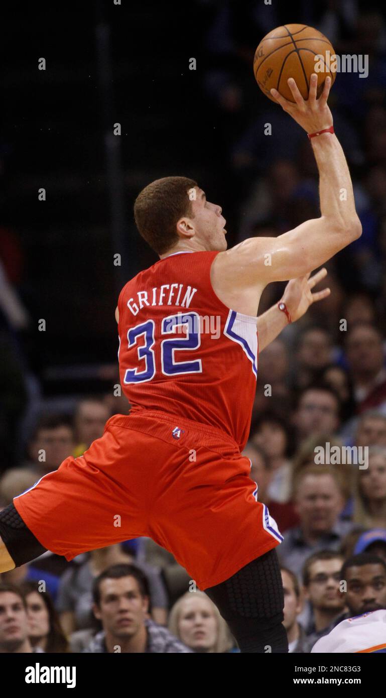 Los Angeles Clippers forward Blake Griffin in an NBA basketball game in ...