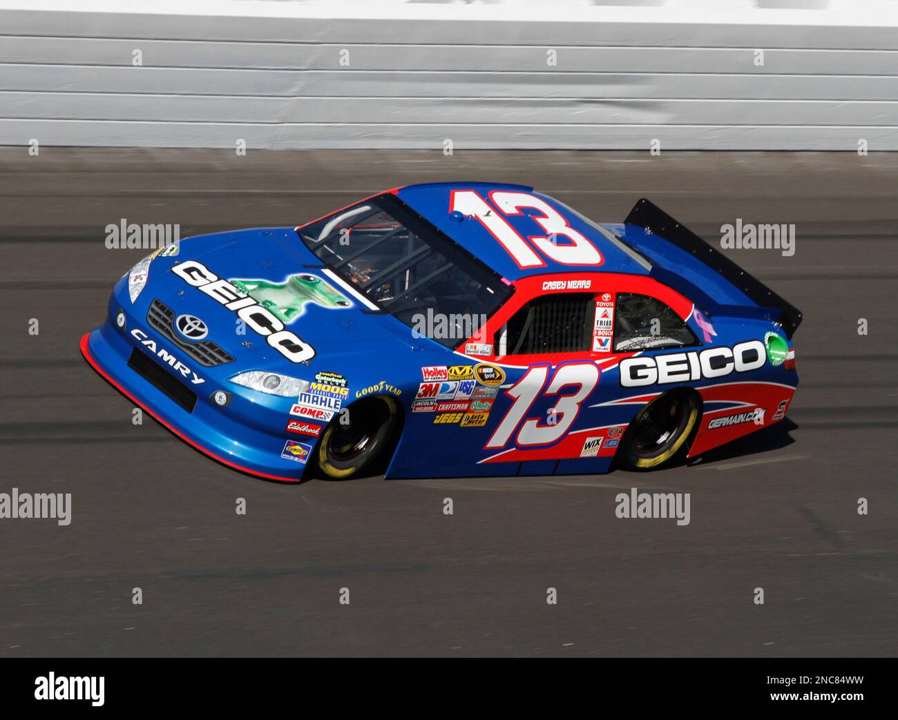 NASCAR driver Casey Mears drives during qualifying for the Daytona 500 ...