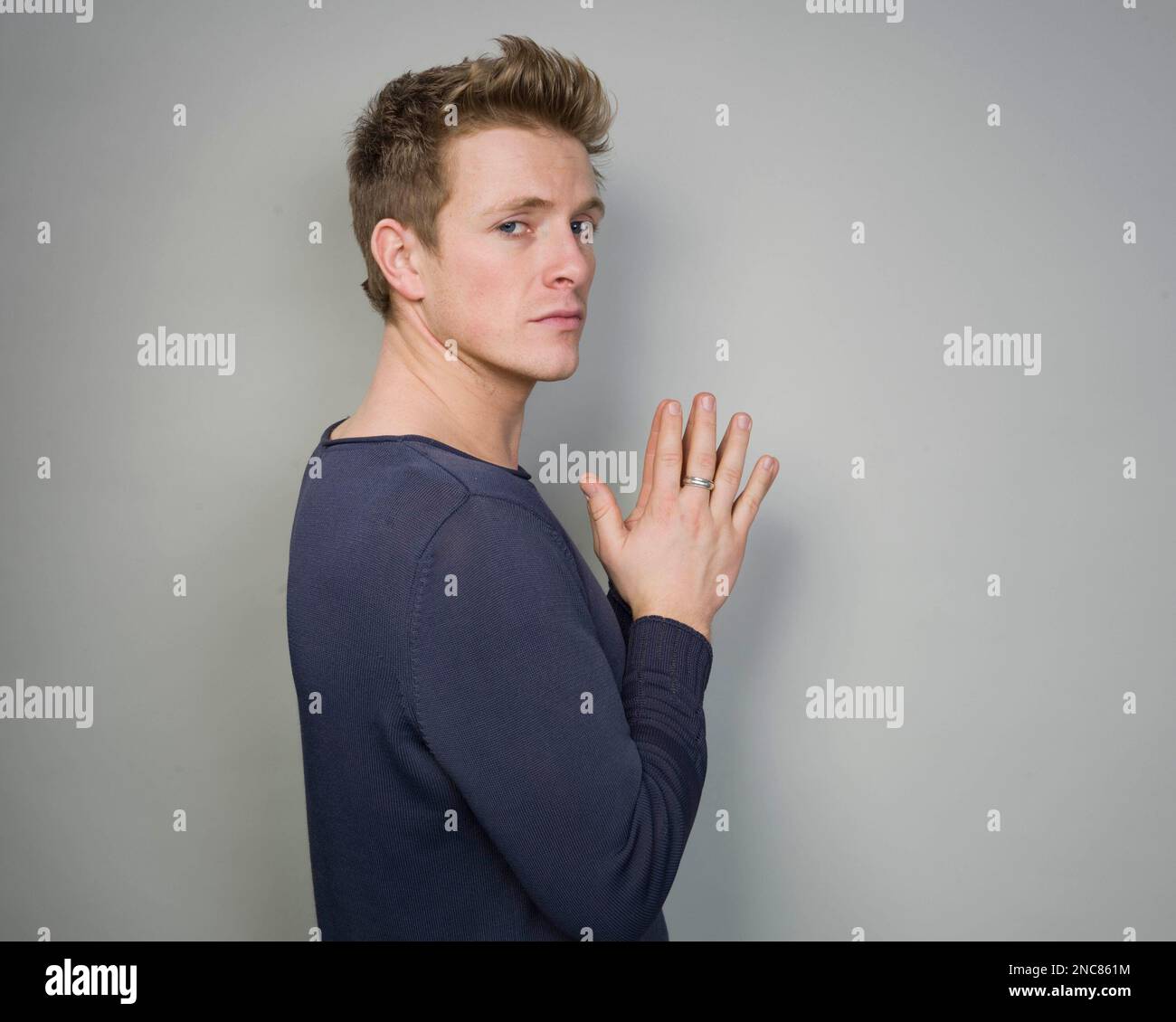 Charlie Bewley of the film "Like Crazy" poses for a portrait in the ...