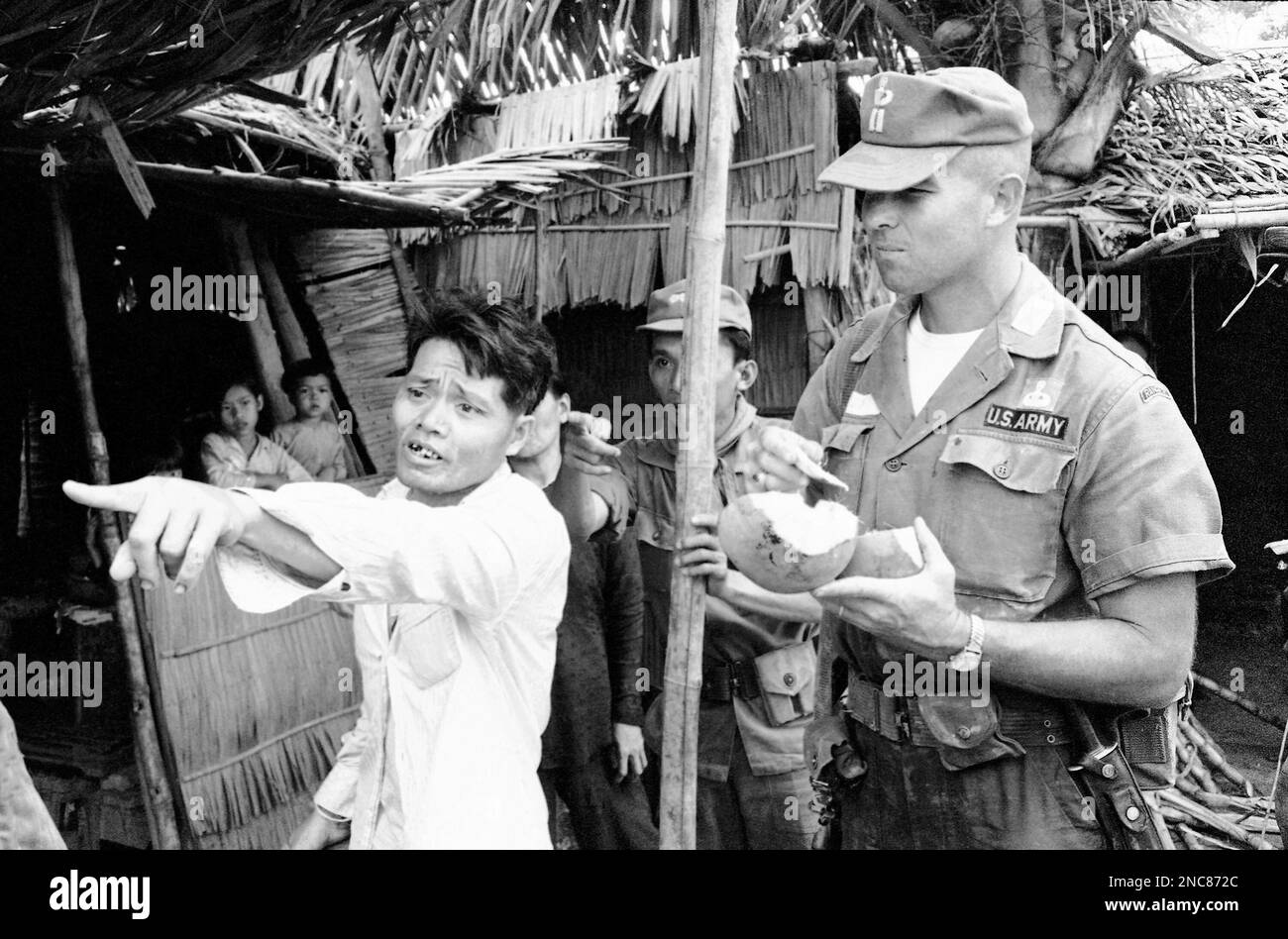 U.S. army Capt. Kenneth Good, 32, who is with Viet Nam Peasant, bled to ...