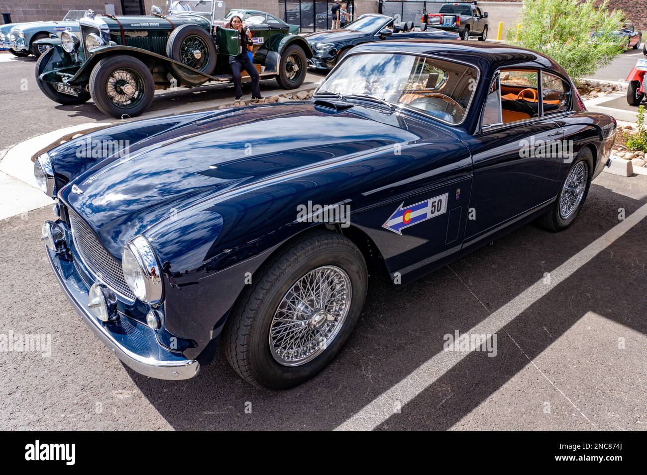 A British-built 1957 Aston Martin DB MKIII sports car in the Colorado ...