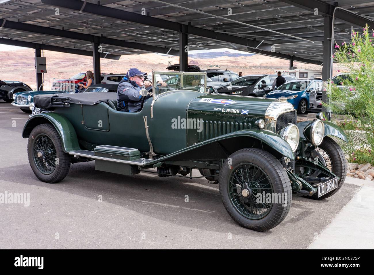 A vintage British-built 1928 Bentley 4 1/2 Litre Vanden Plas Tourer in ...