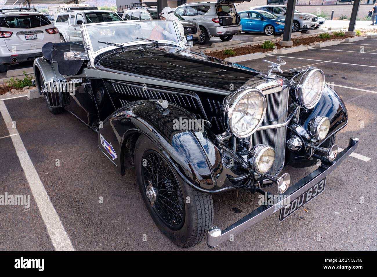 A British-made 1937 Alvis 4.3 Litre 'Short Chassis' Vanden Plas Tourer ...